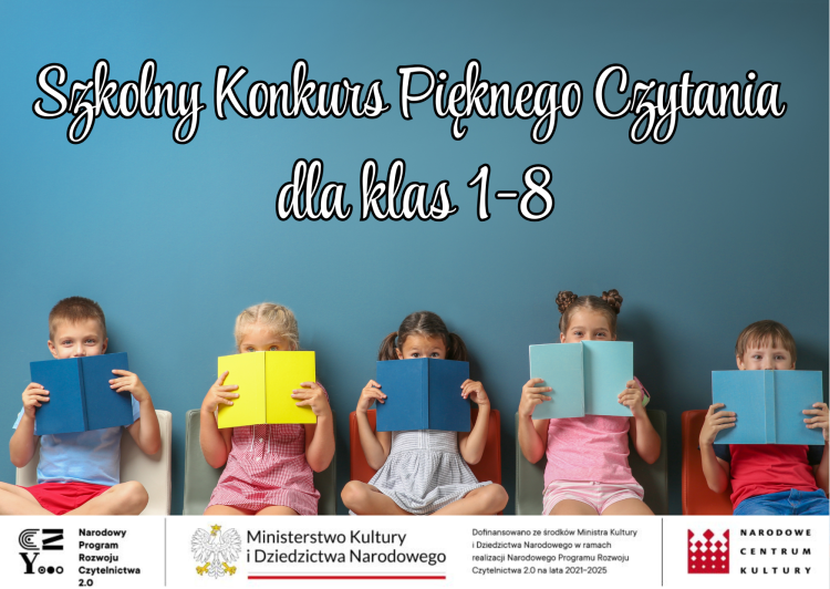 Szkolny Konkurs Pięknego Czytania dla klas 1-8 - Szkoła Podstawowa nr 2 w Pruszczu Gdańskim