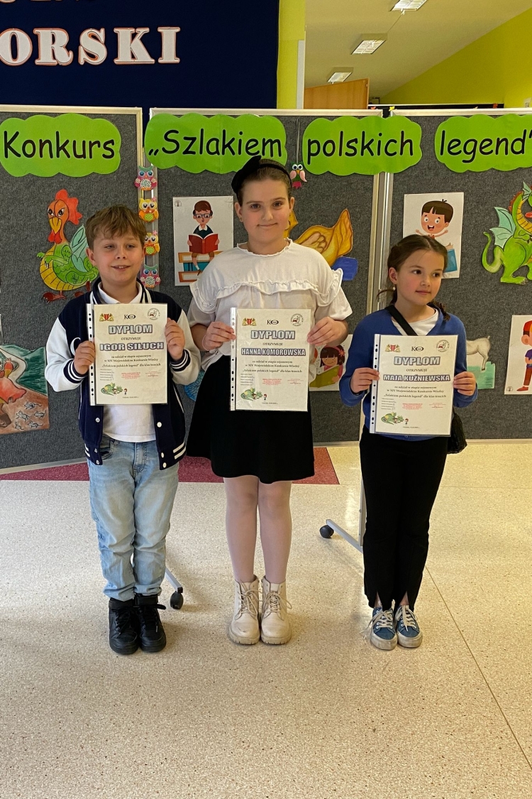 Konkurs ''Szlakiem polskich legend'' - Szkoła Podstawowa nr 2 w Pruszczu Gdańskim